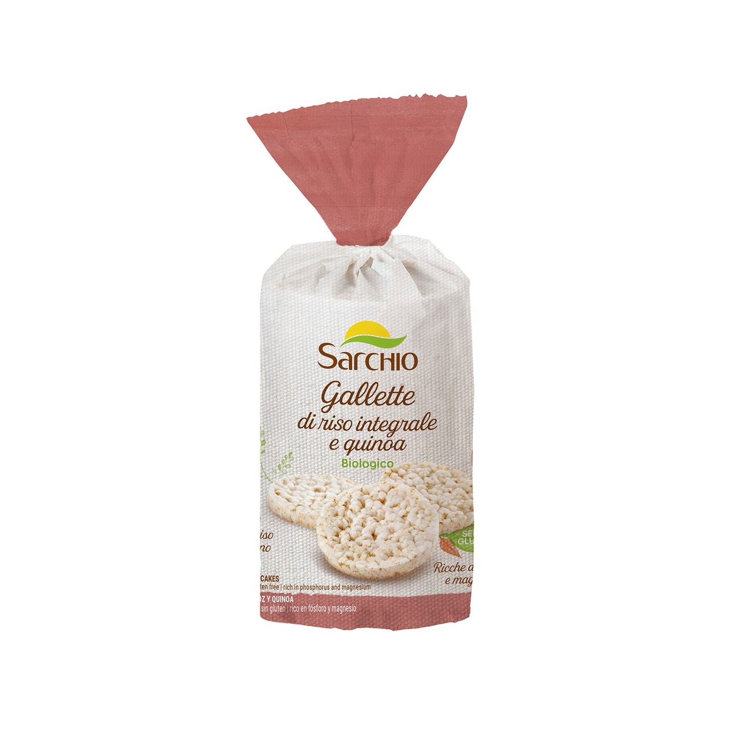 Sarchio gallette di riso e quinoa 100 gr BIO senza glutine